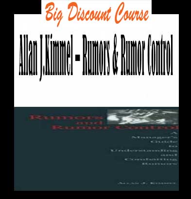 [10] Allan J.Kimmel – Rumors & Rumor Control - Bigdiscountcourse